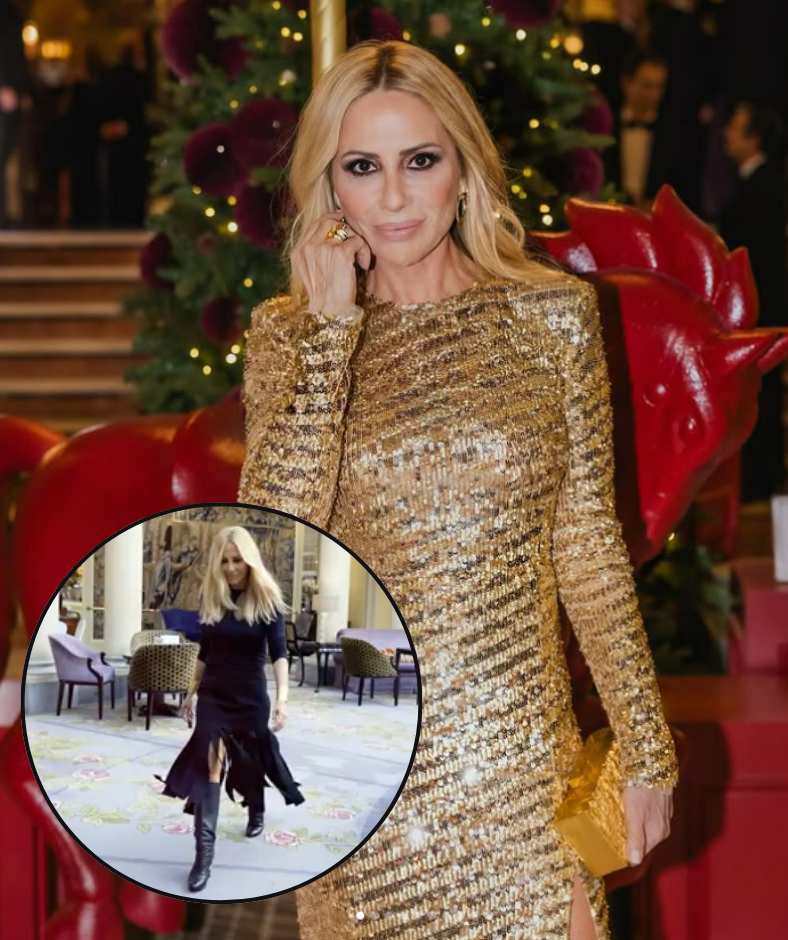 Marta Sánchez deslumbra con un espectacular vestido dorado y una melena ...