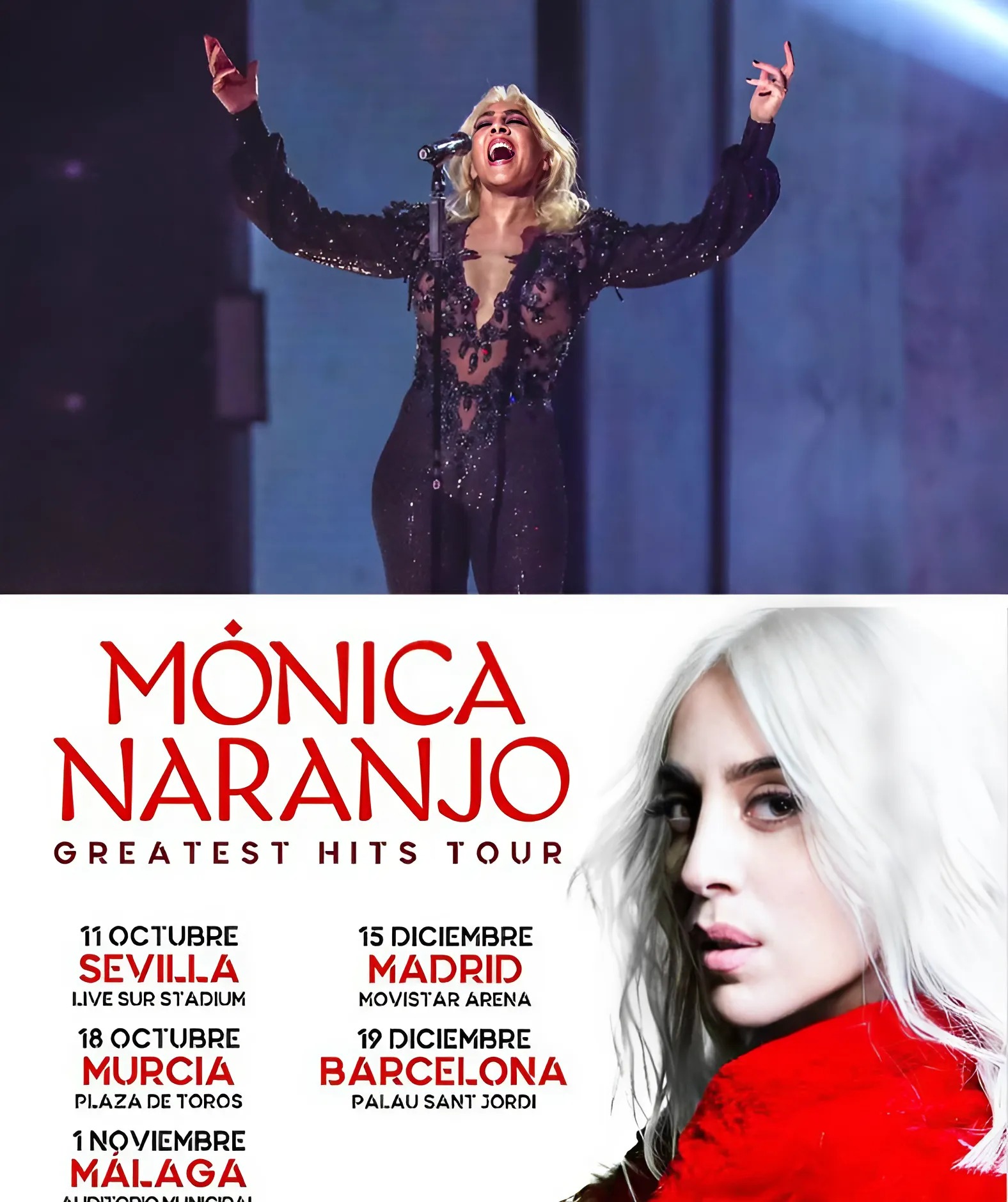 ¡Ya están disponibles! Entradas para el 'Greatest Hits Tour' de Mónica ...