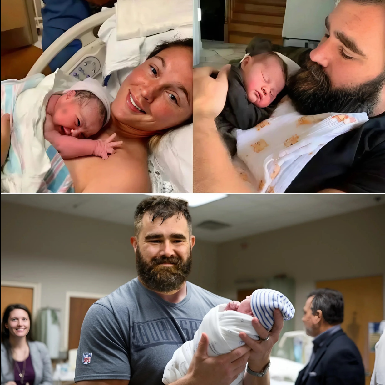 Breaking News: NFL Legend Jason Kelce Tearfully Celebrates the Arrival ...